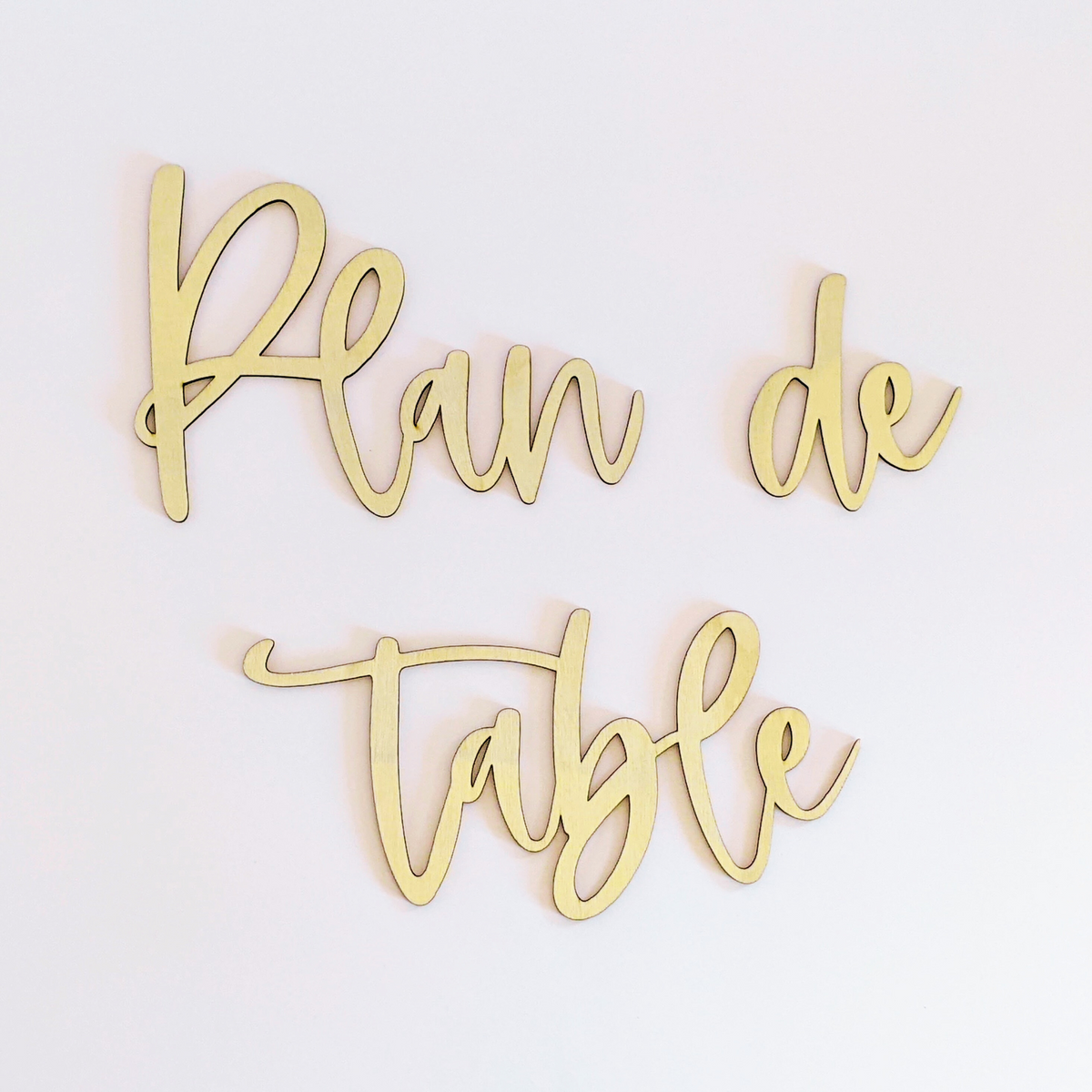 Plan de table mariage - DIY mariage - Mots en bois | Te Whaka